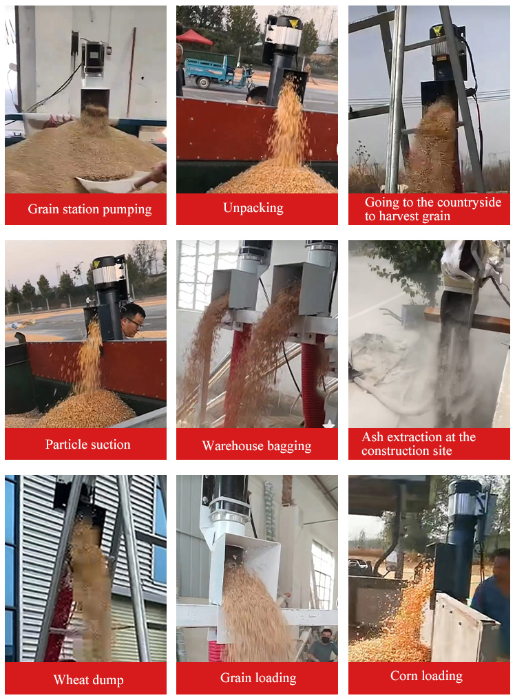 Hand Grain Suction Machine - Dahan Conveyor Manufacturer