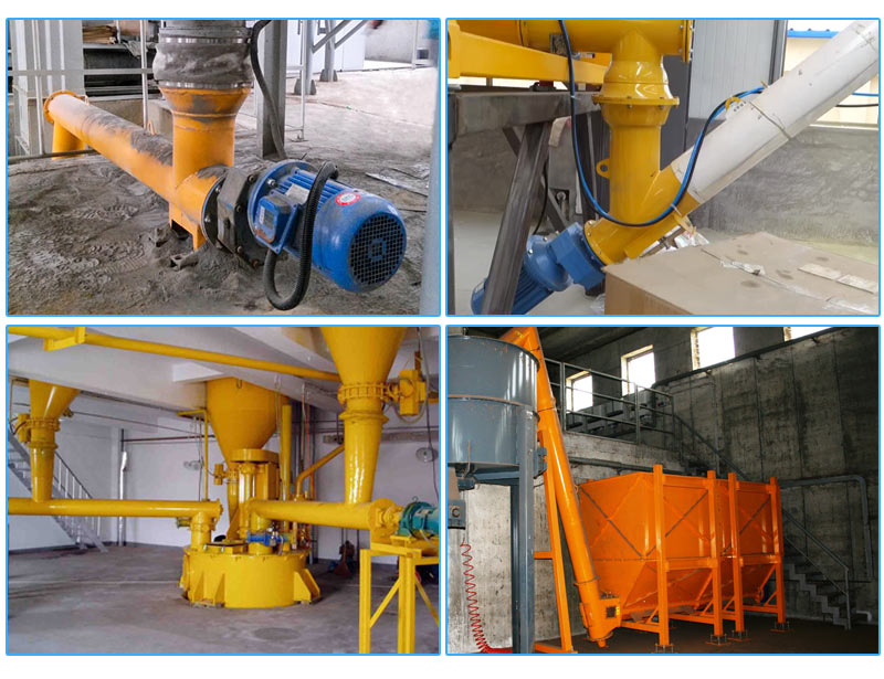 Talcum powder screw conveyor - Dahan Conveyor Manufacturer