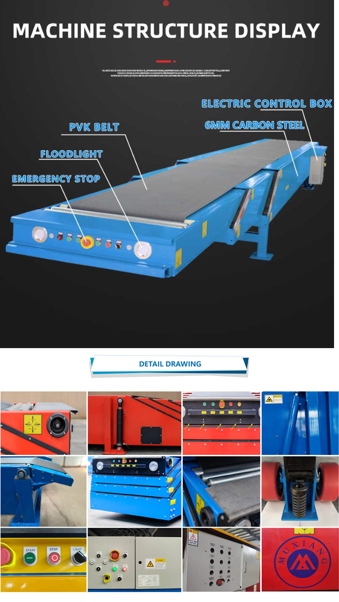 Loading belt conveyor - Dahan Conveyor Manufacturer