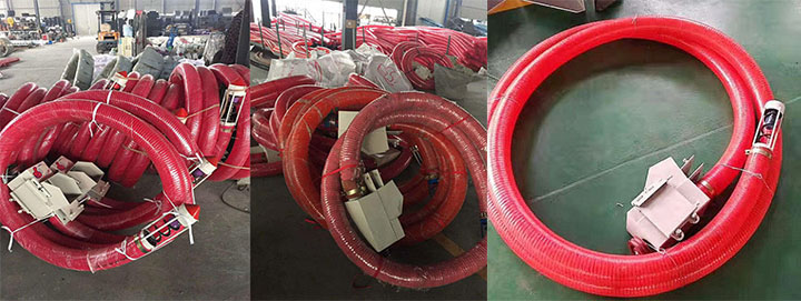 Cement powder flexible hose screw conveyor - Dahan Conveyor Manufacturer