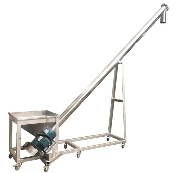 White Sugar Flexible Screw Conveyor - Dahan Conveyor Manufacturer