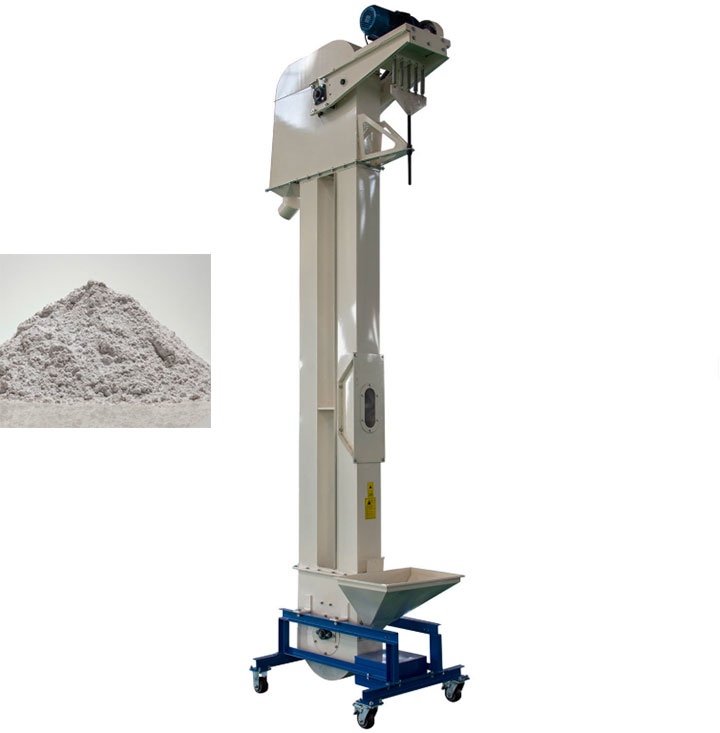 Alumina powder bucket elevator - Dahan Conveyor Manufacturer